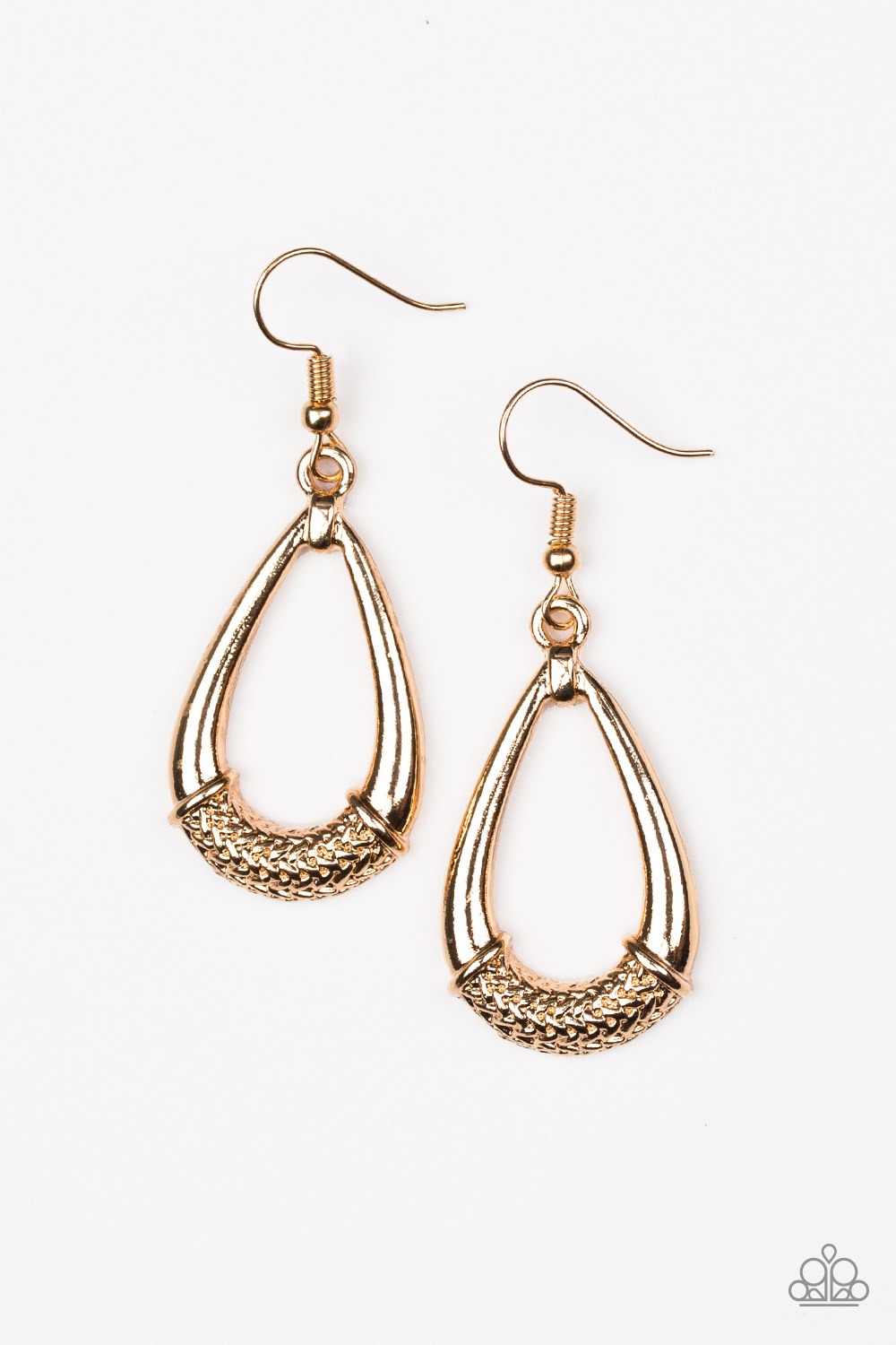 Earring - Trending Texture - Gold - Serenity Acres Sparkle